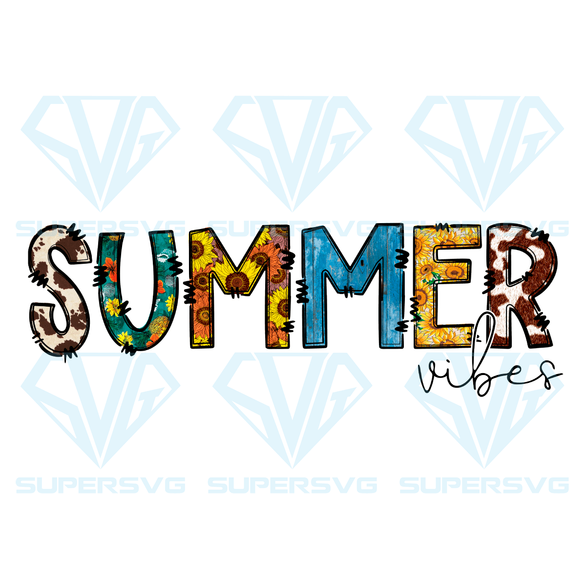 Summer Vibes Sign PNG Sublimation
