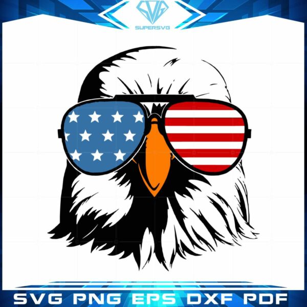 Eagle American Flag 4th of July SVG Cutting files