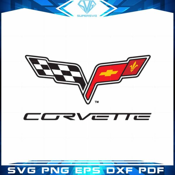 Corvette Racing Logo SVG Chevrolet Classic