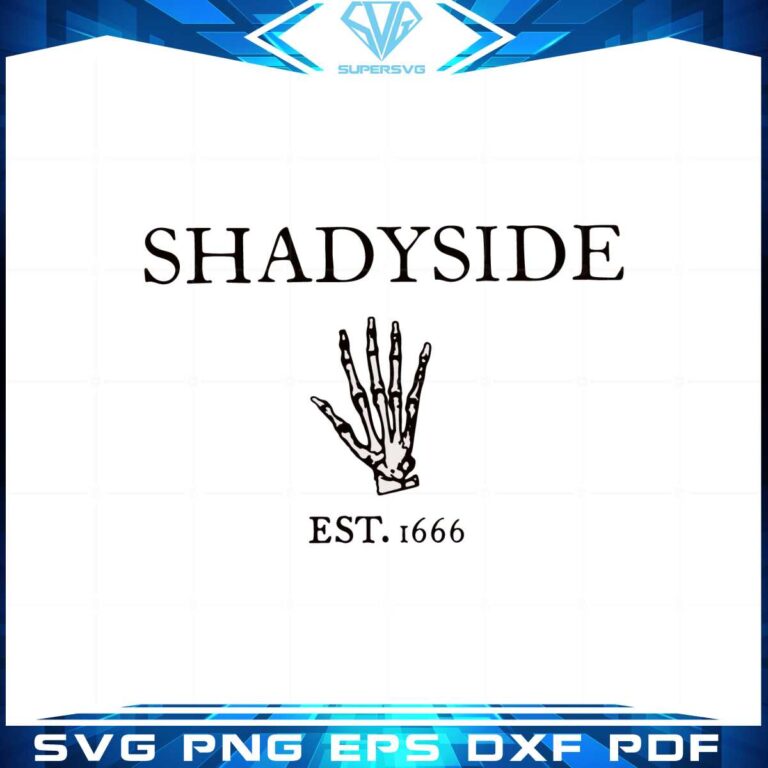Halloween Skeleton Hand Shady Side Est.I666 SVG for Cricut Sublimation ...
