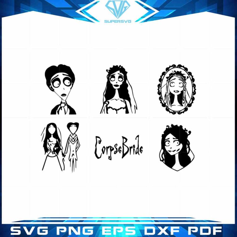 Corpse Bride Victor Van Dort SVG Best Design Cutting File