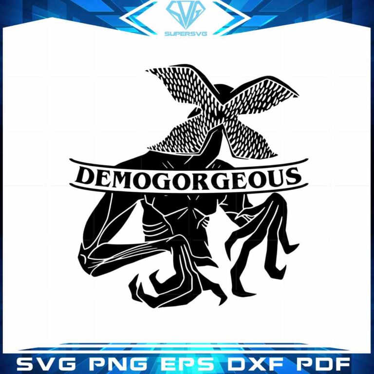 Stranger Things SVG Demogorgon Horror Movie Vector Graphic Design File