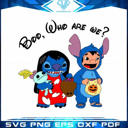 Lilo And Stitch Disney Halloween Character SVG Designs Files