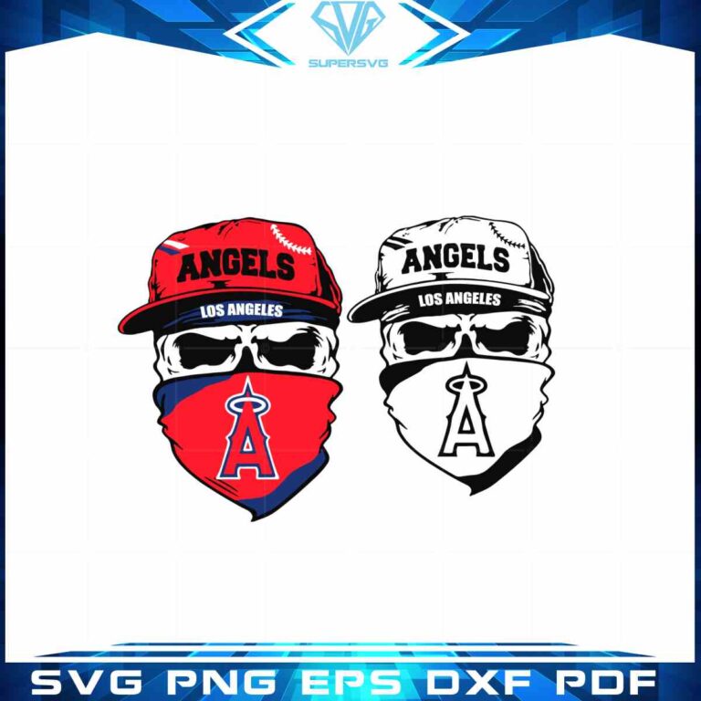 LA Angels Baseball MLB Logo Team SVG Best Graphic Design Cutting File