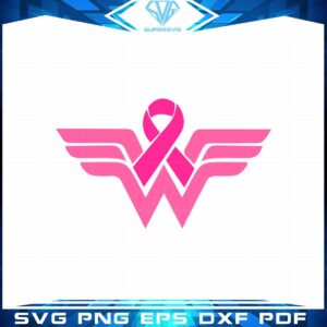 Woman Cancer Ribbon SVG Breast Cancer Awareness Cutting Digital File