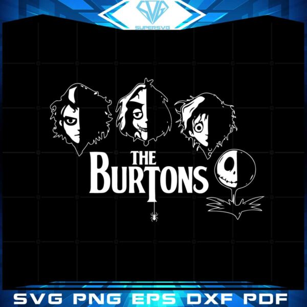 The Burtons Svg Cricut Files And Png Sublimation Designs