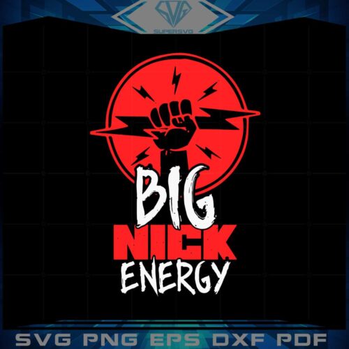 Hand Lightning Big Nick Energy Svg For Cricut Sublimation Files