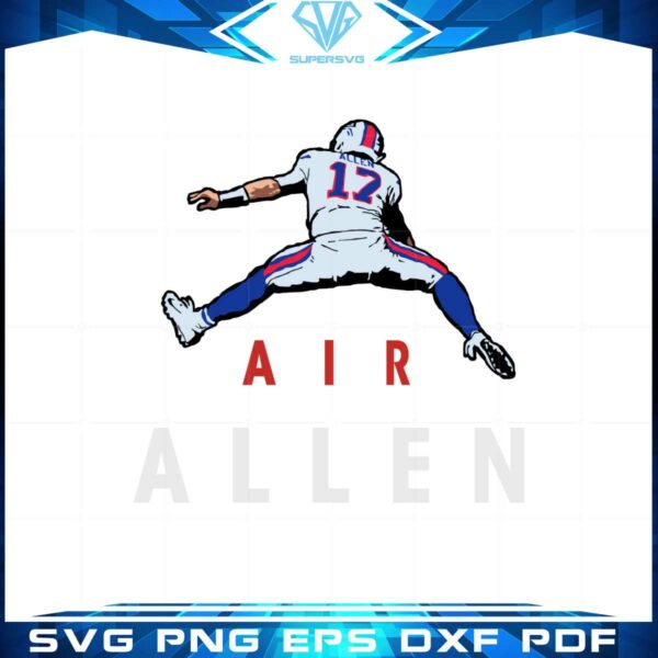 Air Allen Buffalo Bills Josh Allen Svg Sublimation Files Silhouette
