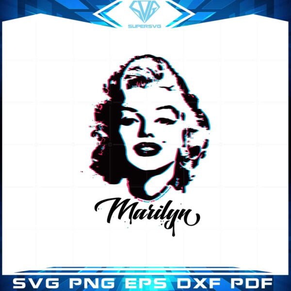 Marilyn Monroe Svg Cutting File For Personal Commercial Uses