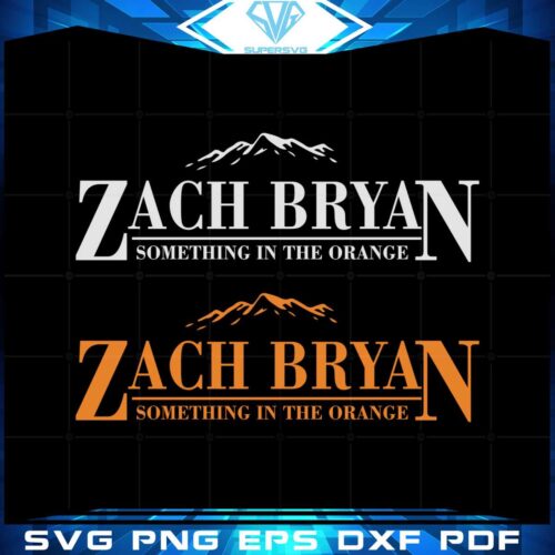Zach Bryan Svg Cutting File For Personal Commercial Uses