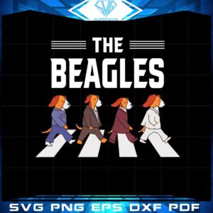 The Beagles Classic Rock Band Svg Files Silhouette Diy Craft