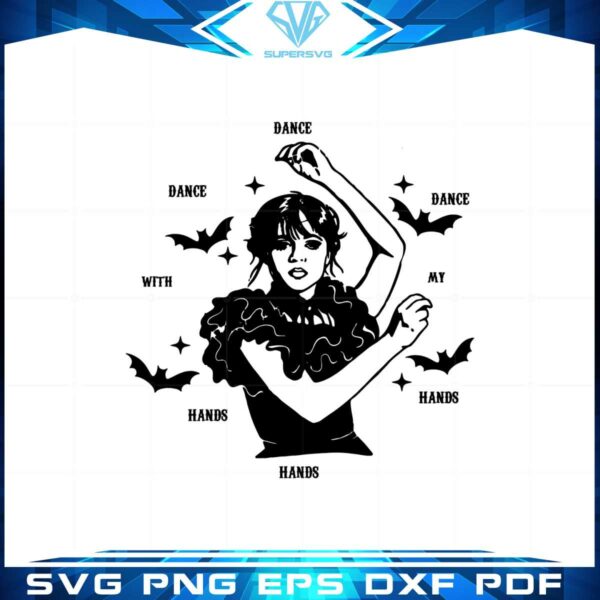 Wednesday Dancing Queen Bloody Mary Svg Cutting Files