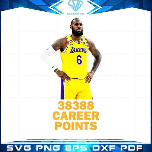 Lebron James The NBA's All Time Points Leader Png Sublimation