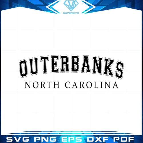 Outer Banks North Carolina SVG For Cricut Sublimation Files