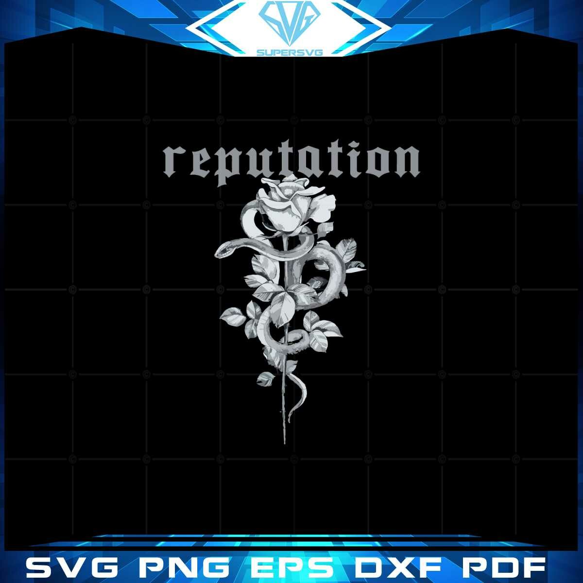 Reputation Snake Song Taylor Swift Fans SVG Cutting Files