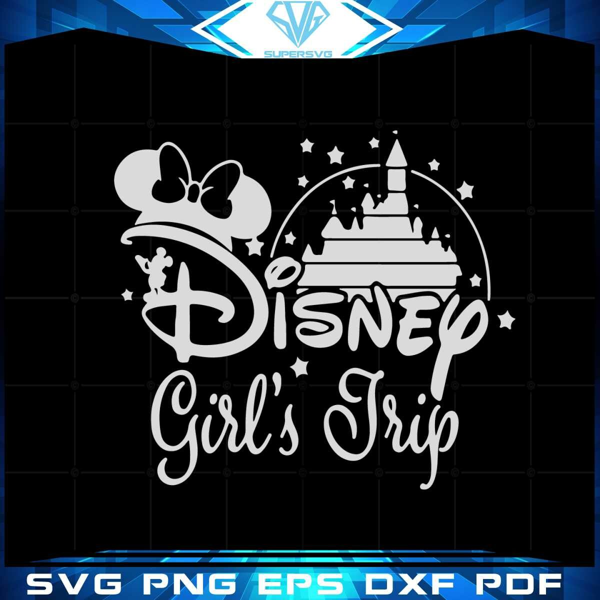 Disney Girls Trip Minnie Mouse Disney SVG Cutting Files