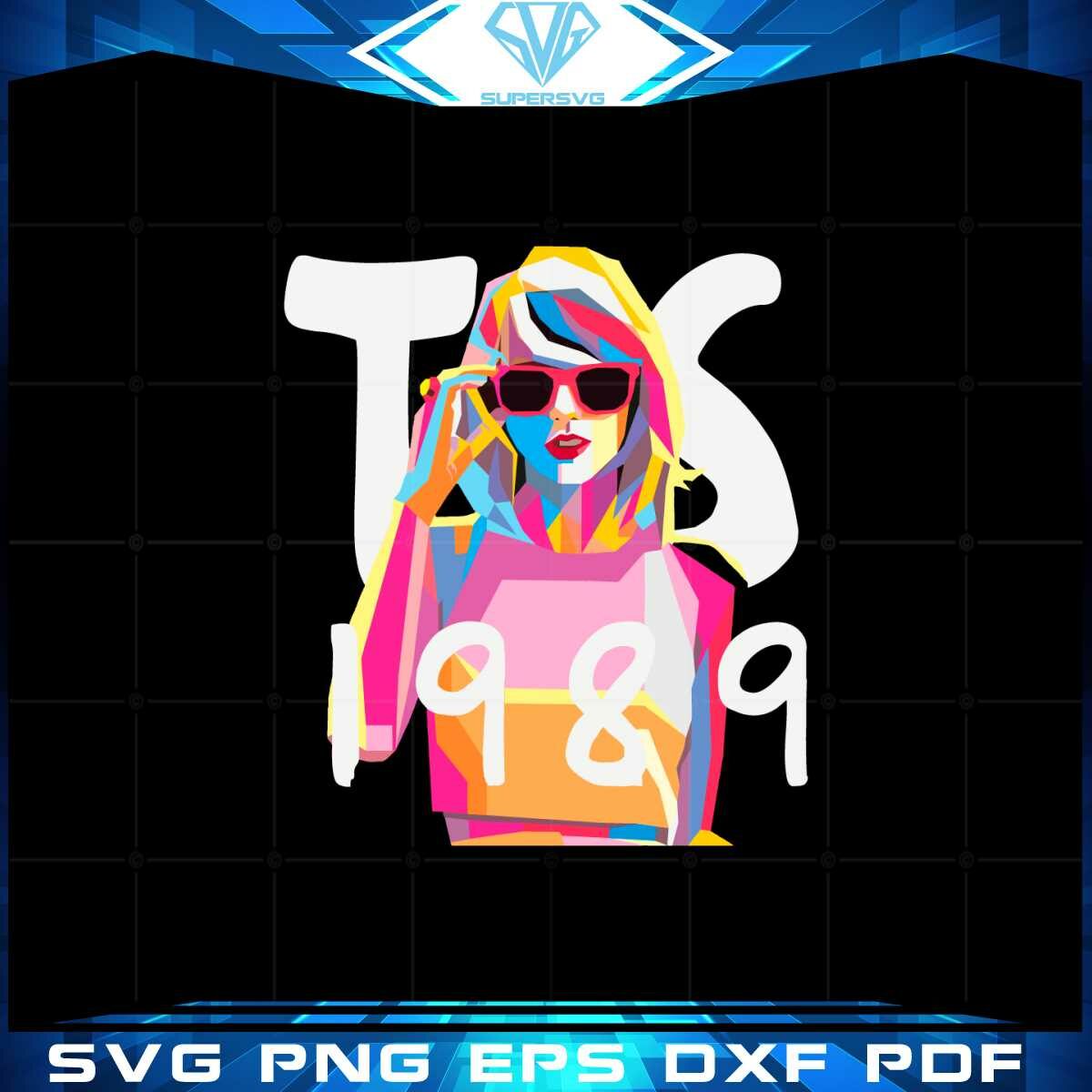 Album 1989 Taylor Vintage Swifie Eras Tour SVG Cutting Files