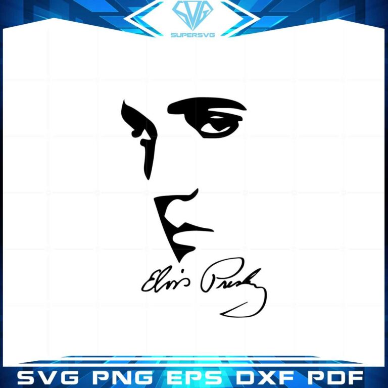 Elvis Presley Fan King Of Rock And Roll SVG Cutting Files
