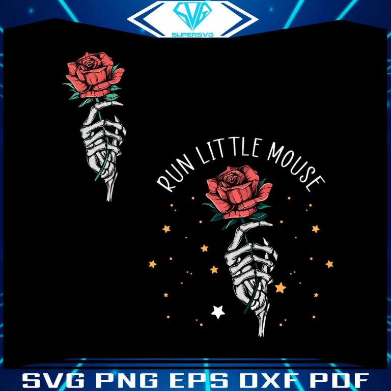 Retro Run Little Mouse Haunting Adeline SVG Graphic Design File