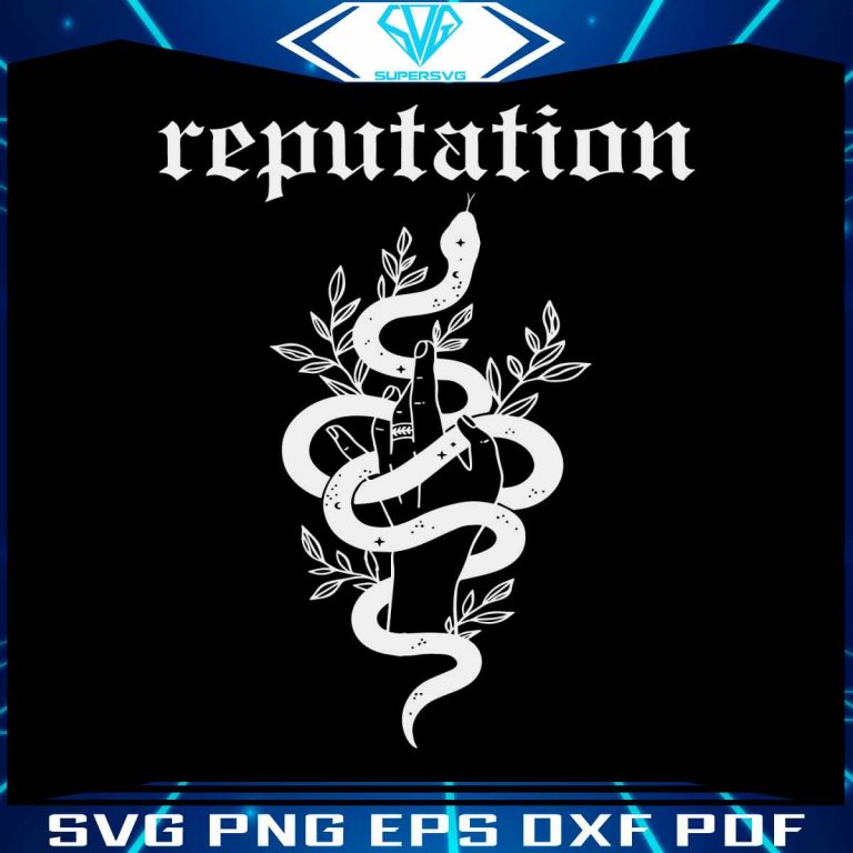 Reputation Snake Taylor Swift SVG Reputation Album SVG File