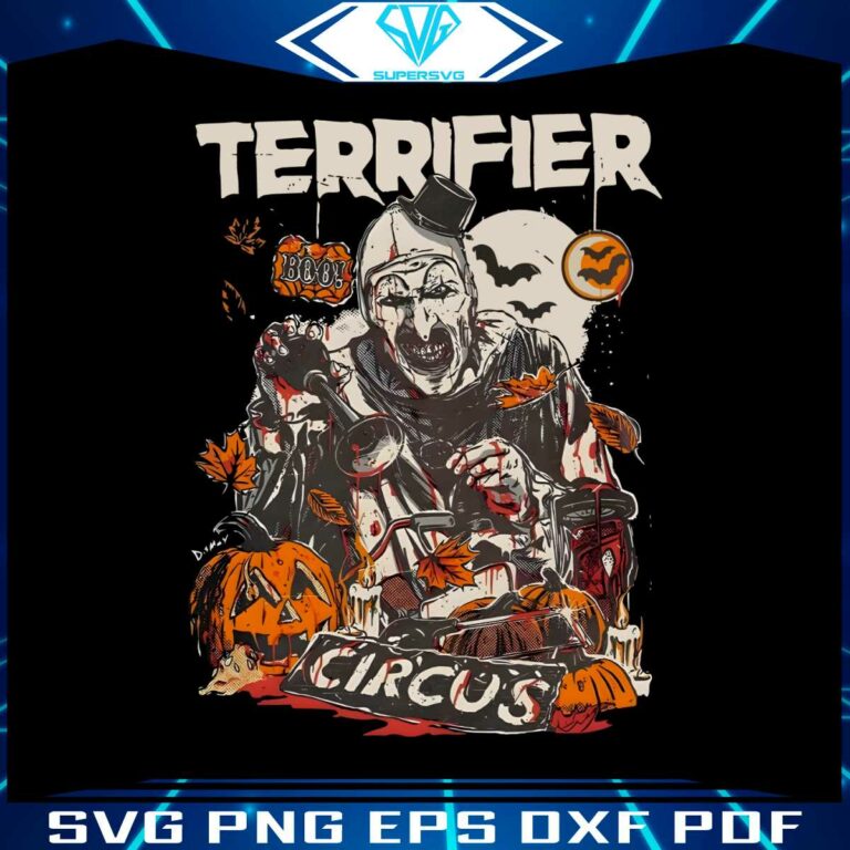 Vintage Horror Terrifier Art The Clown PNG Download
