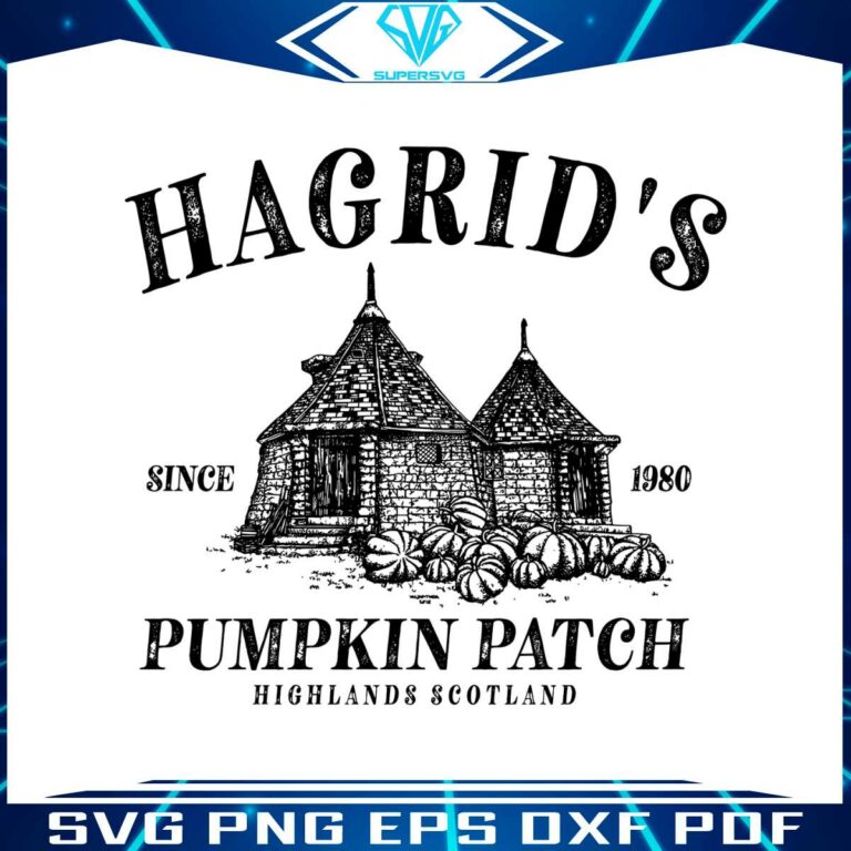Hagrids Pumpkin Patch Highlands Scotland SVG File For Cricut