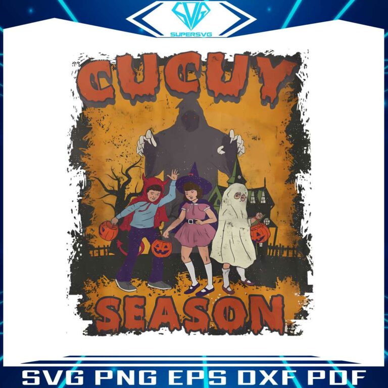 Vintage Cucuy Season Scary El Cucuy PNG Sublimation