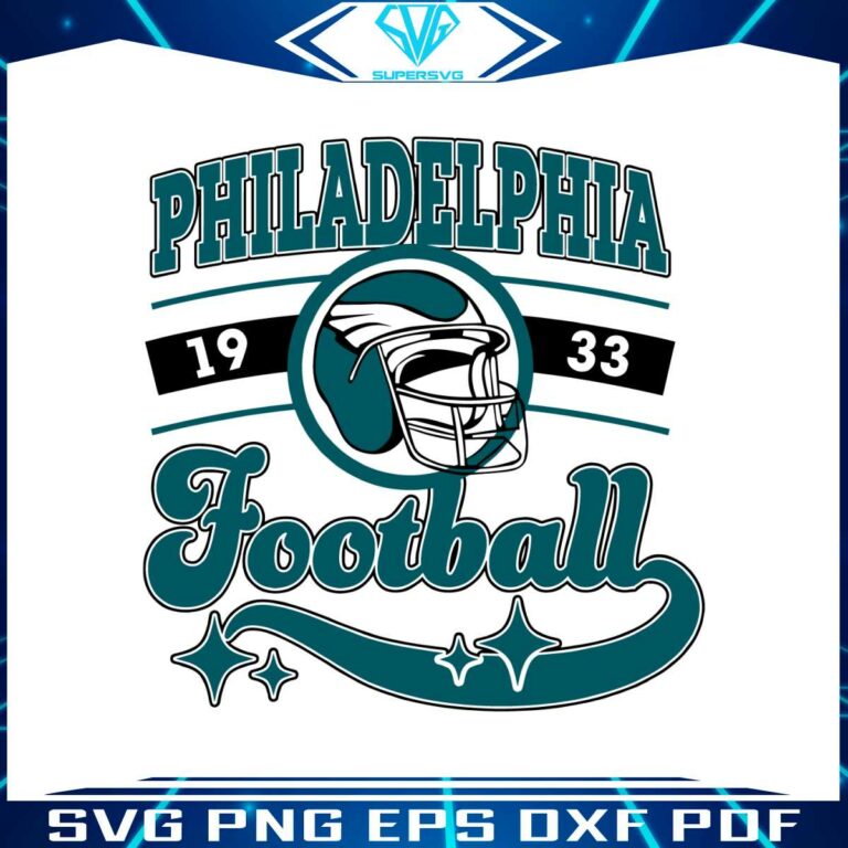 Philadelphia Football 1933 NFL Team SVG