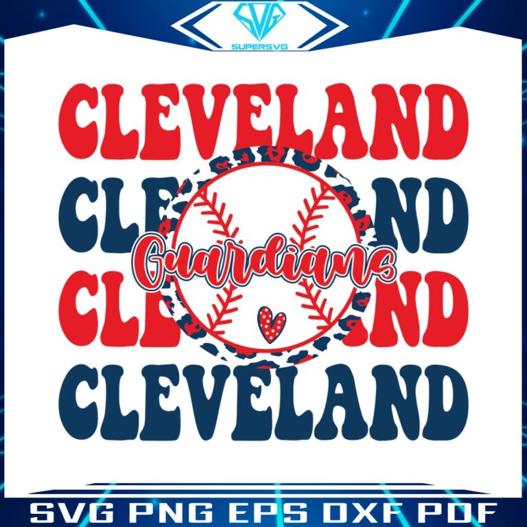 Cleveland Guardians Baseball MLB SVG