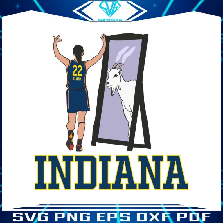 Indiana Basketball Caitlin Clark GOAT SVG